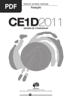 Guides de Passation Et de Correction Ce1d Fran Ais 2024 | PDF | Phrase | Linguistique