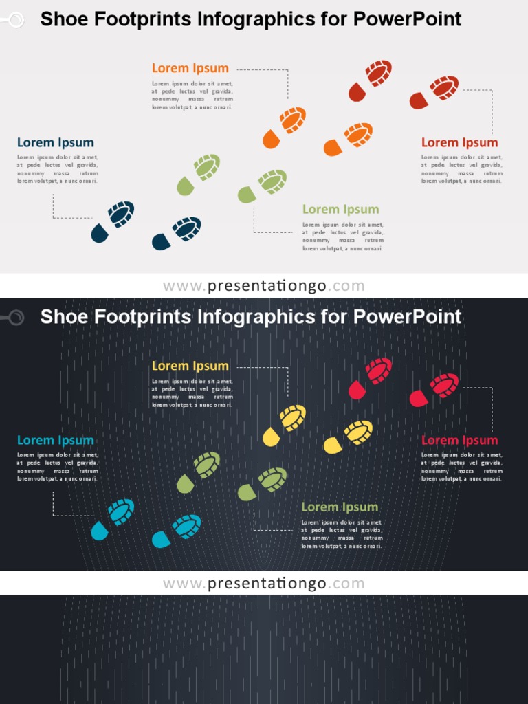 Shoe Footprints Infographics PGo 16 - 9 | PDF