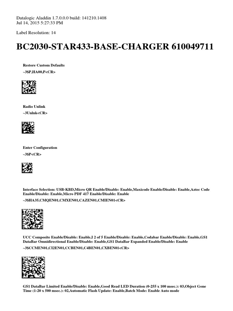 Configuración QM2430 Final-1-1 | PDF