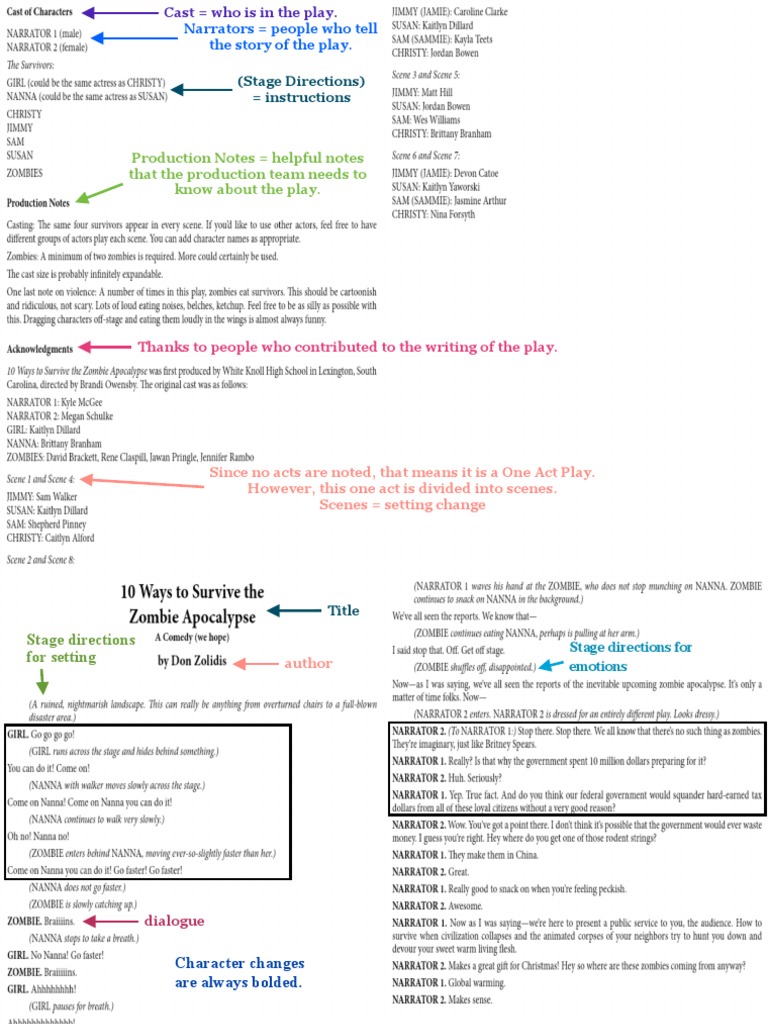 Parts of A Script | PDF