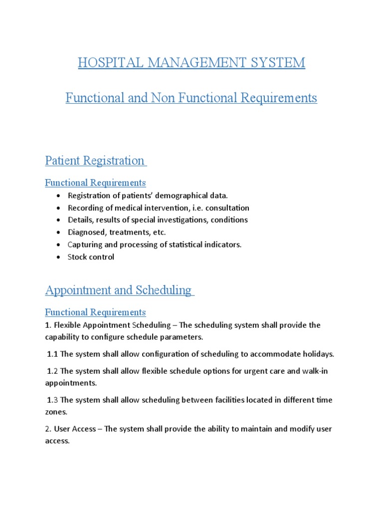 Hospital Management System | PDF | Pharmacy | Physician