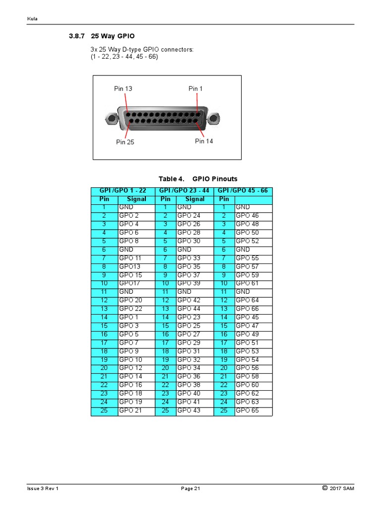 GPIO Connector | PDF | Electrical Equipment | Physical Layer Protocols
