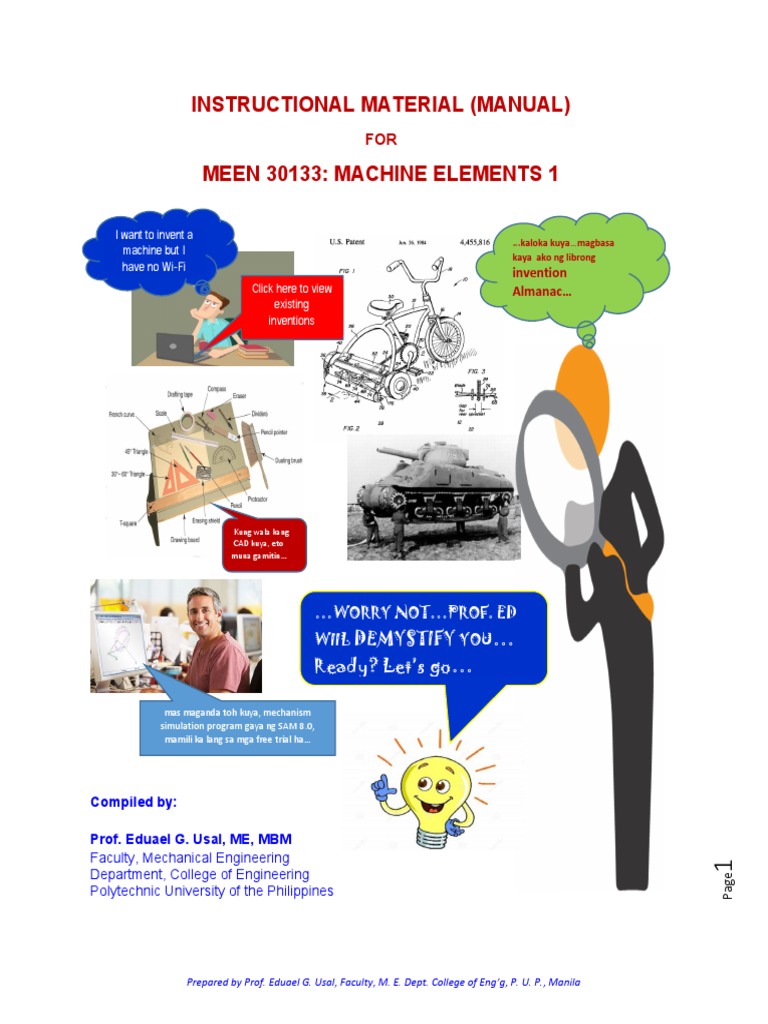 Module For Machine Elements | PDF | Brainstorming | Machines