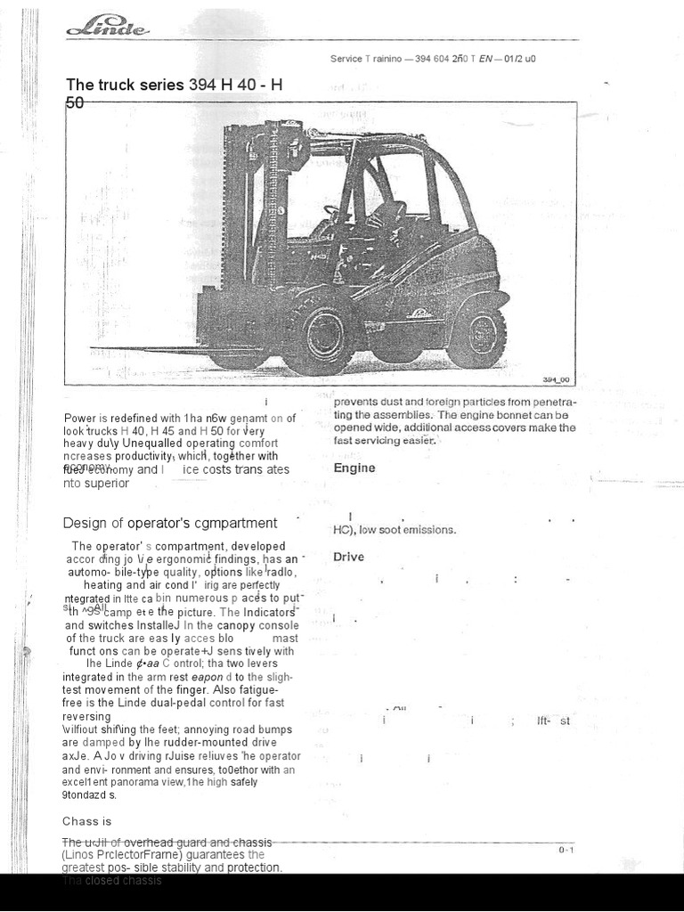 Linde H40 Error Code Guide | PDF | Throttle | Diesel Engine