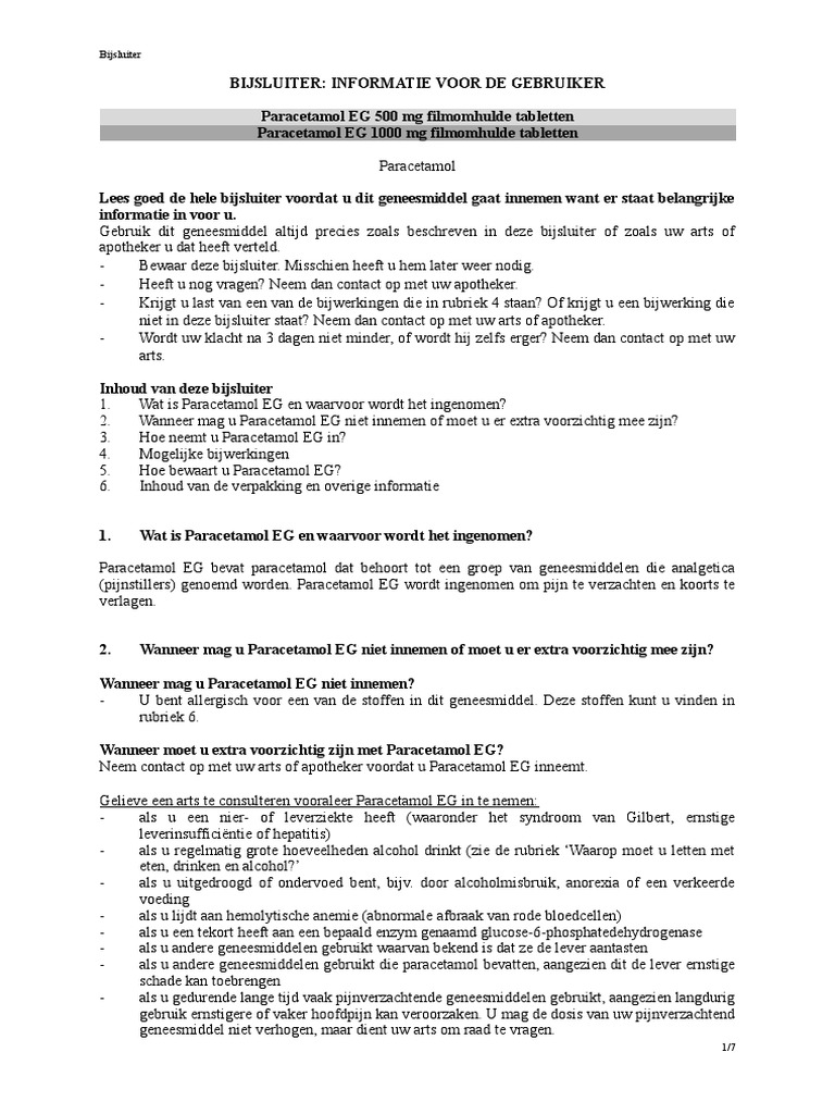 Bijsluiter | PDF