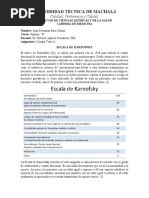 Escala ECOG | PDF | Salud y bienestar