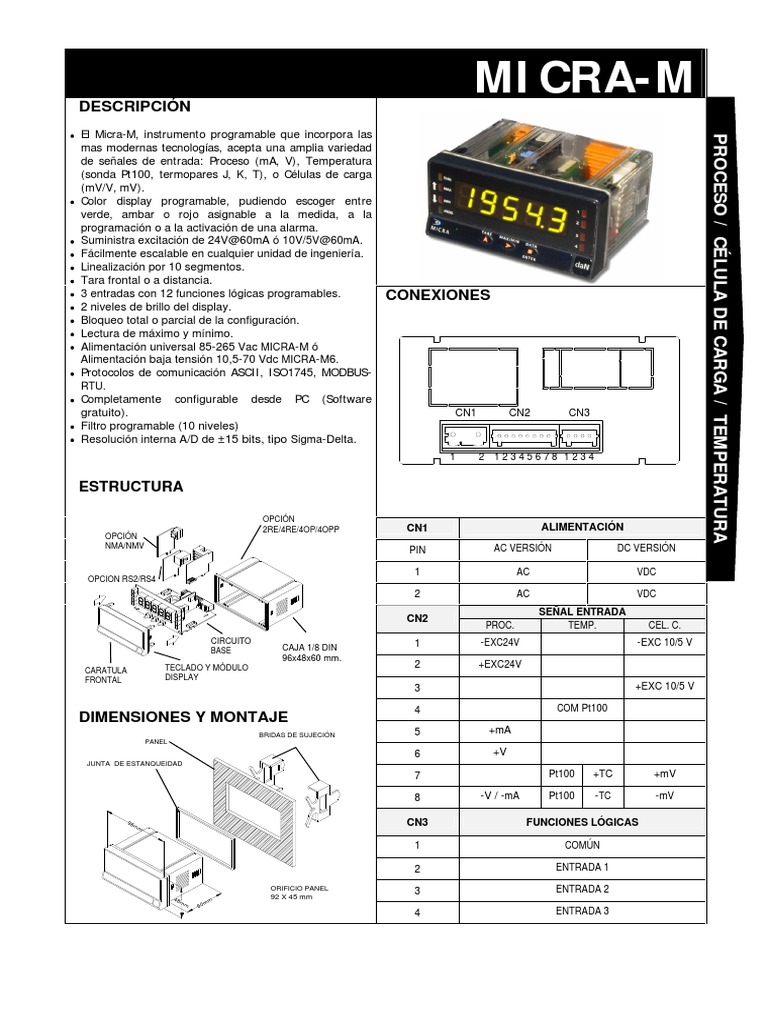 Micram | PDF | Diodo emisor de luz | Electrónica