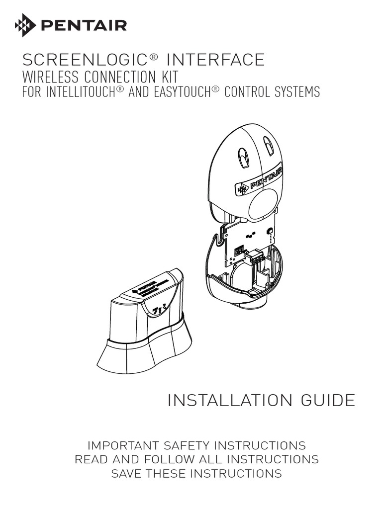 ScreenLogic Interface Wireless Connection Kit For IntelliTouch and ...