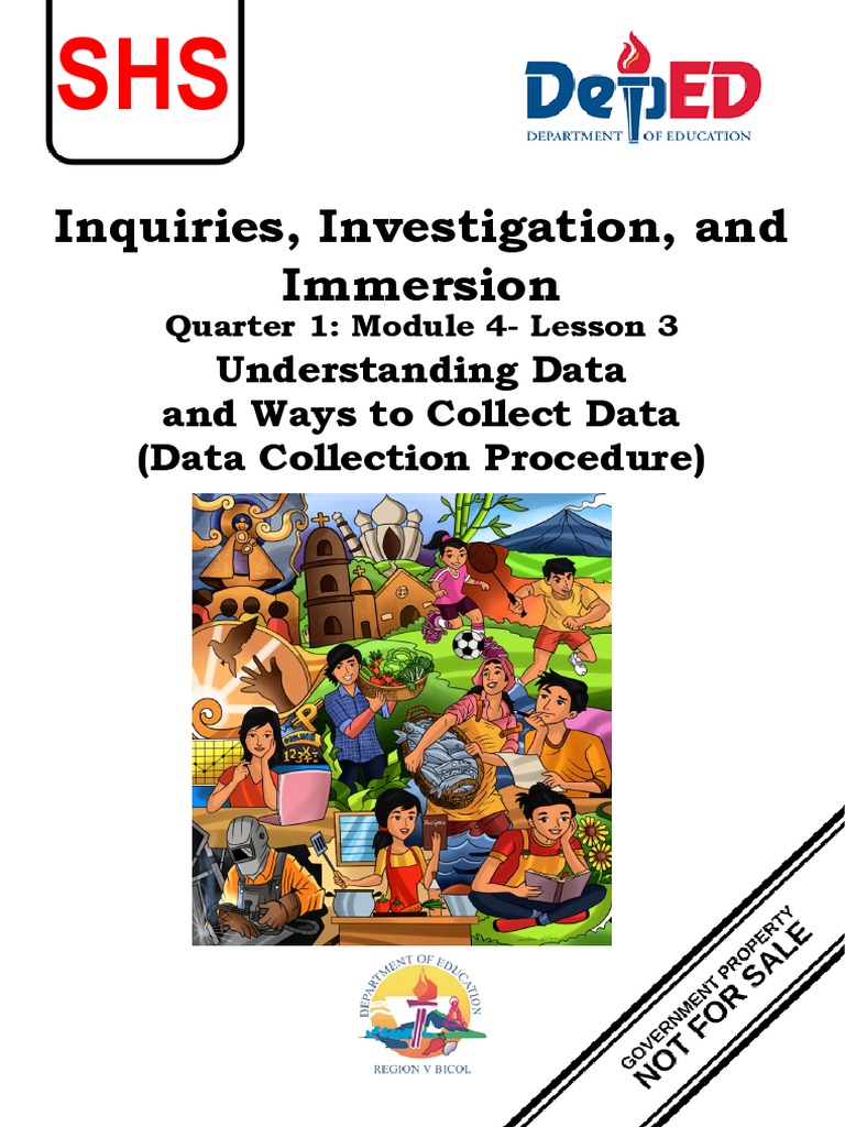 Inquiries, Investigation, and Immersion: Understanding Data and Ways To ...