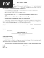 SPA - Sample Form | PDF | Power Of Attorney | Government Information