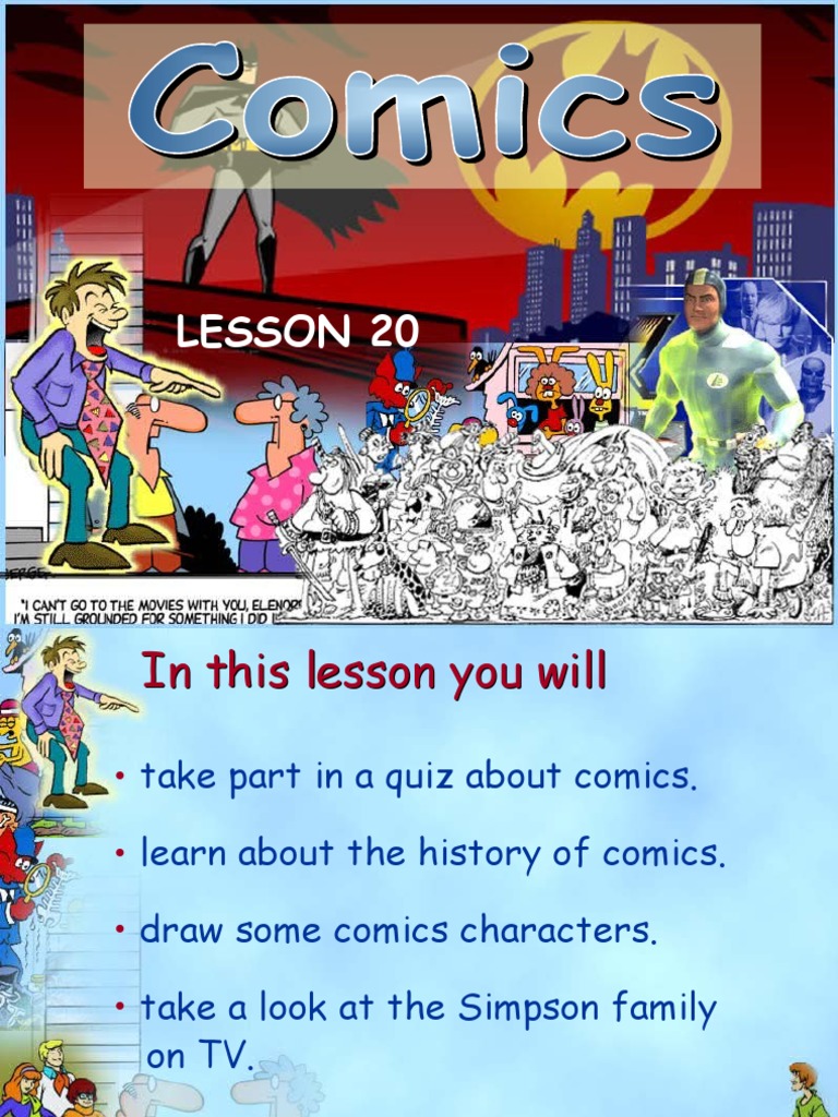 Comics Lecture | PDF | The Simpsons | Comics