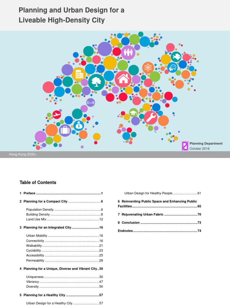 Planning and Urban Design For A Liveable High-Density City - Eng PDF ...
