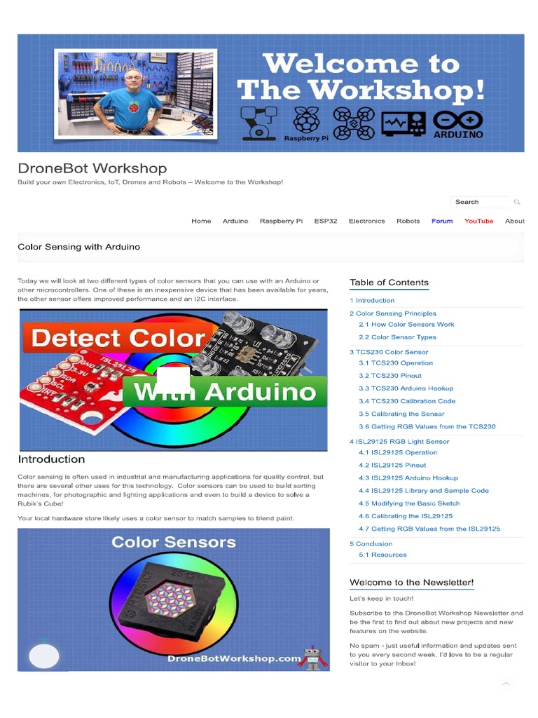 Arduino Color Sensing | PDF
