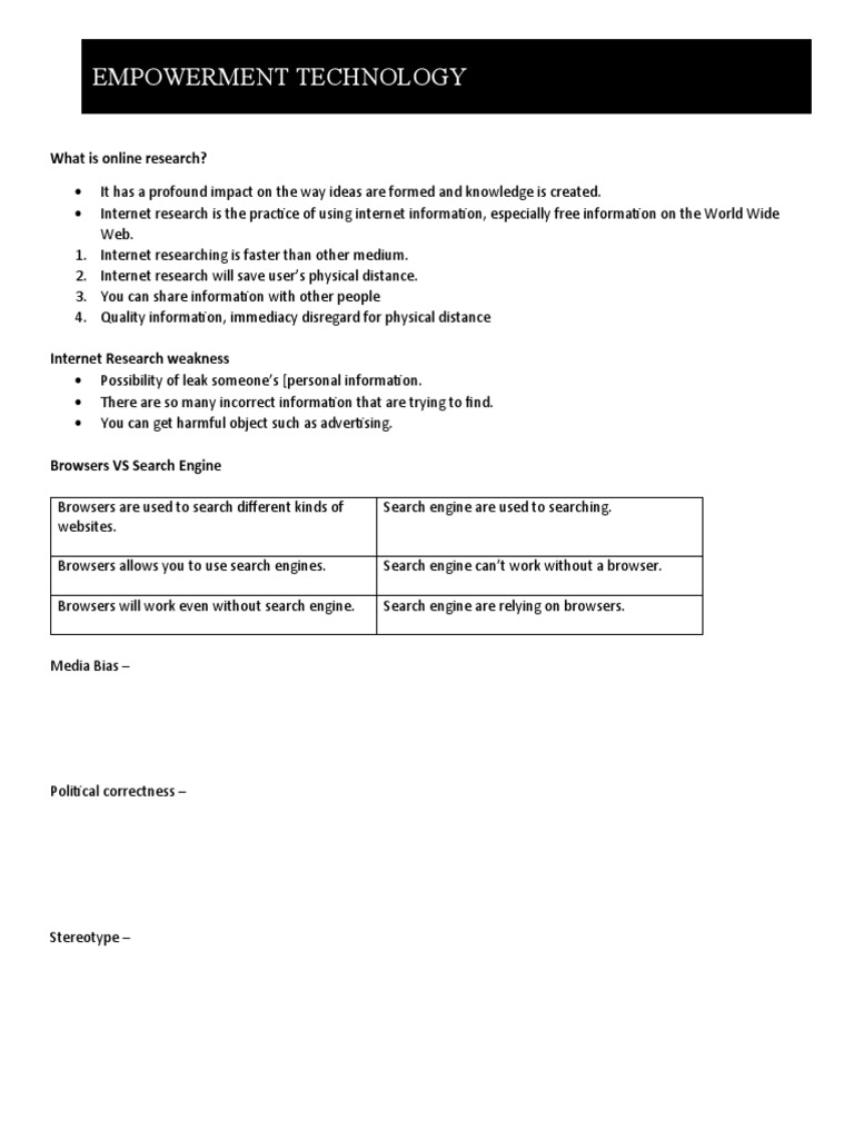 Empwoerment 2nd Grading Handout | PDF | Web Search Engine | Microsoft Word