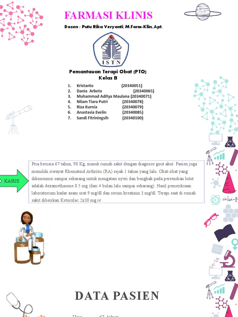 FARMASI KLINIK KELAS B KEL 1A PTO - Revisi | PDF