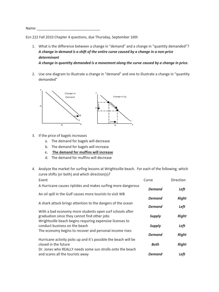 Chapter 4 Questions and Answers | PDF | Economics | Economies