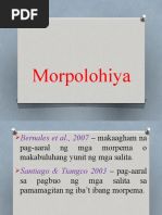 Pagbabagong Morpoponemiko | PDF
