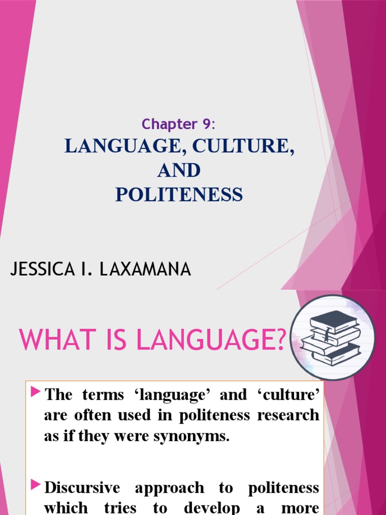 CHAPTER 9-Language, Culture and Politeness | PDF | Human Communication ...