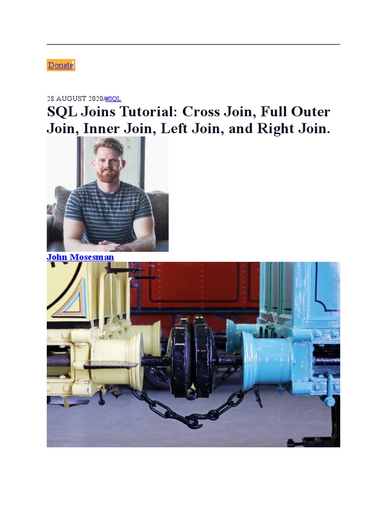 SQL Joins Tutorial: Cross Join, Full Outer Join, Inner Join, Left Join ...