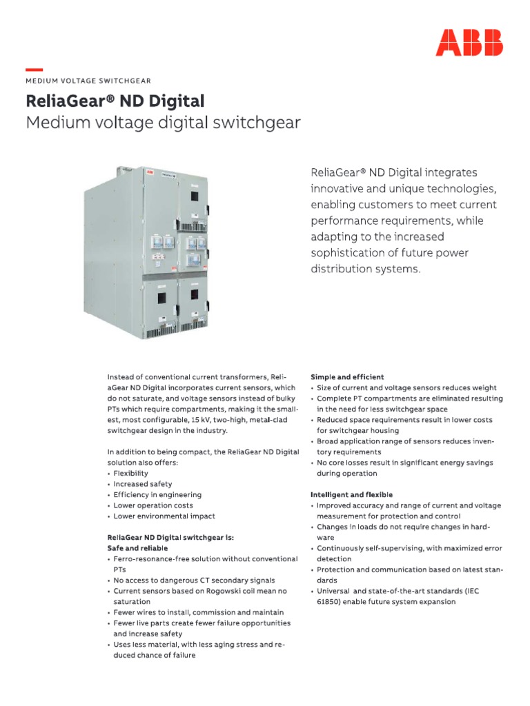 ABB ReliaGear | PDF