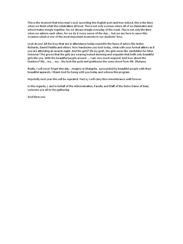 JS Prom Message | PDF