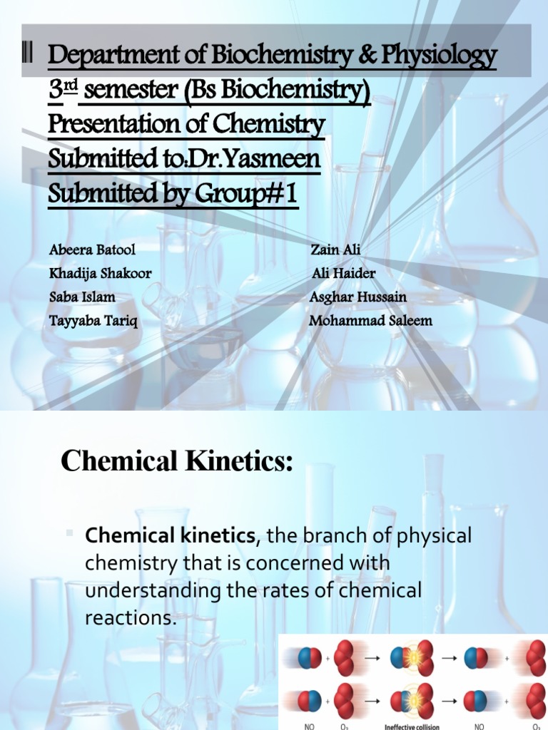 Department of Biochemistry & Physiology 3 Semester (Bs Biochemistry ...