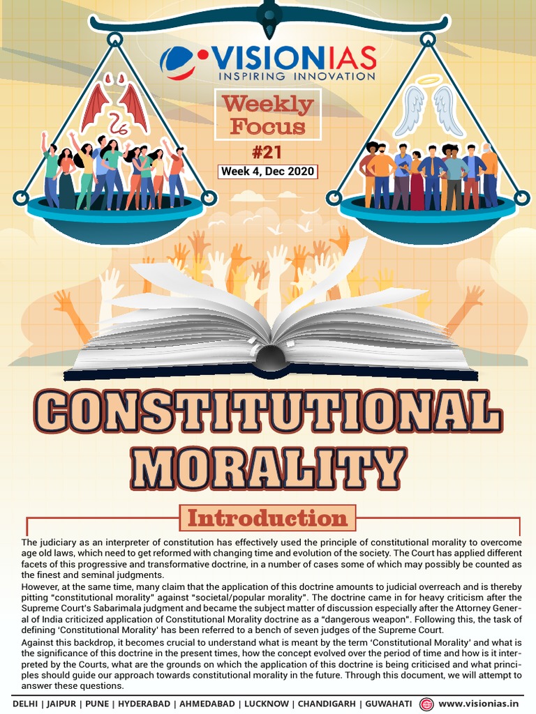 Constitutional Morality | PDF | Constitution | Rule Of Law