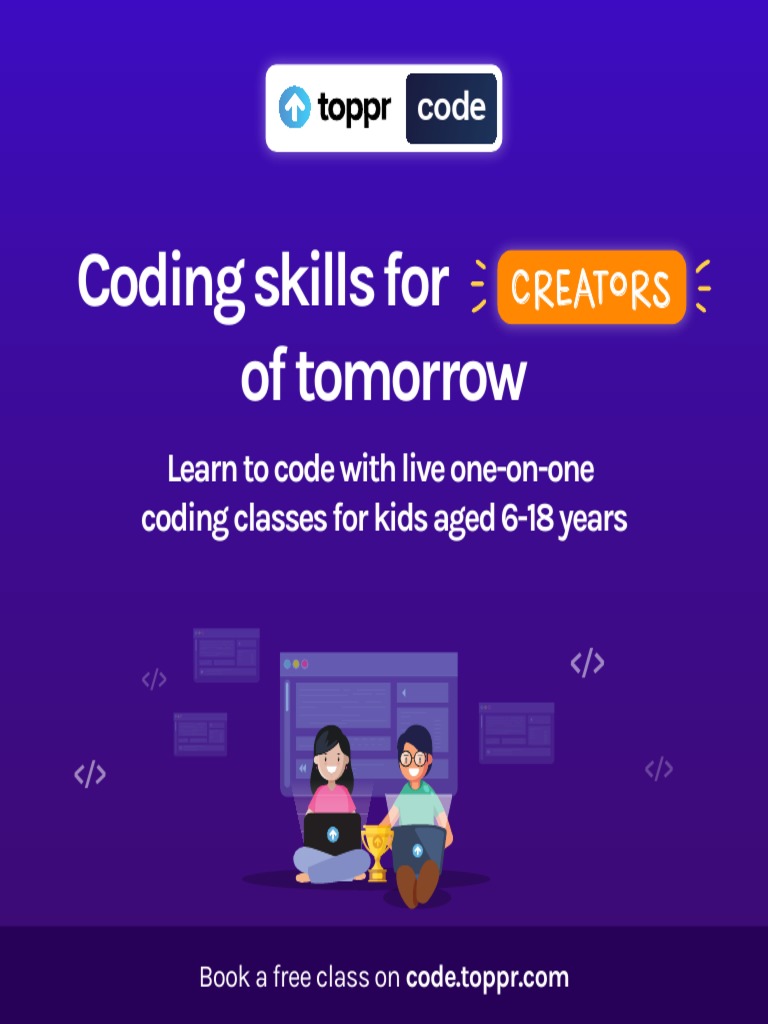 Toppr CODE Brochure | Download Free PDF | Web Application | Computer Programming