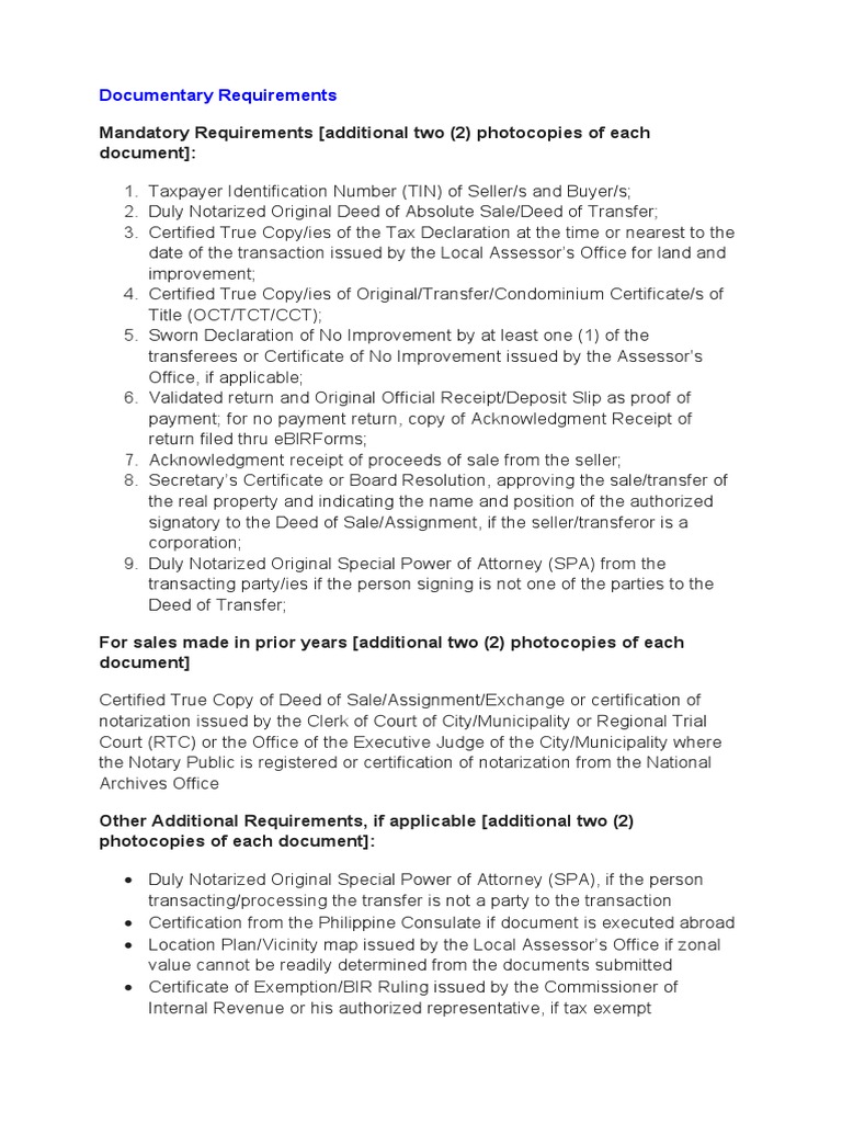 Documentary Requirements | PDF | Notary Public | Common Law