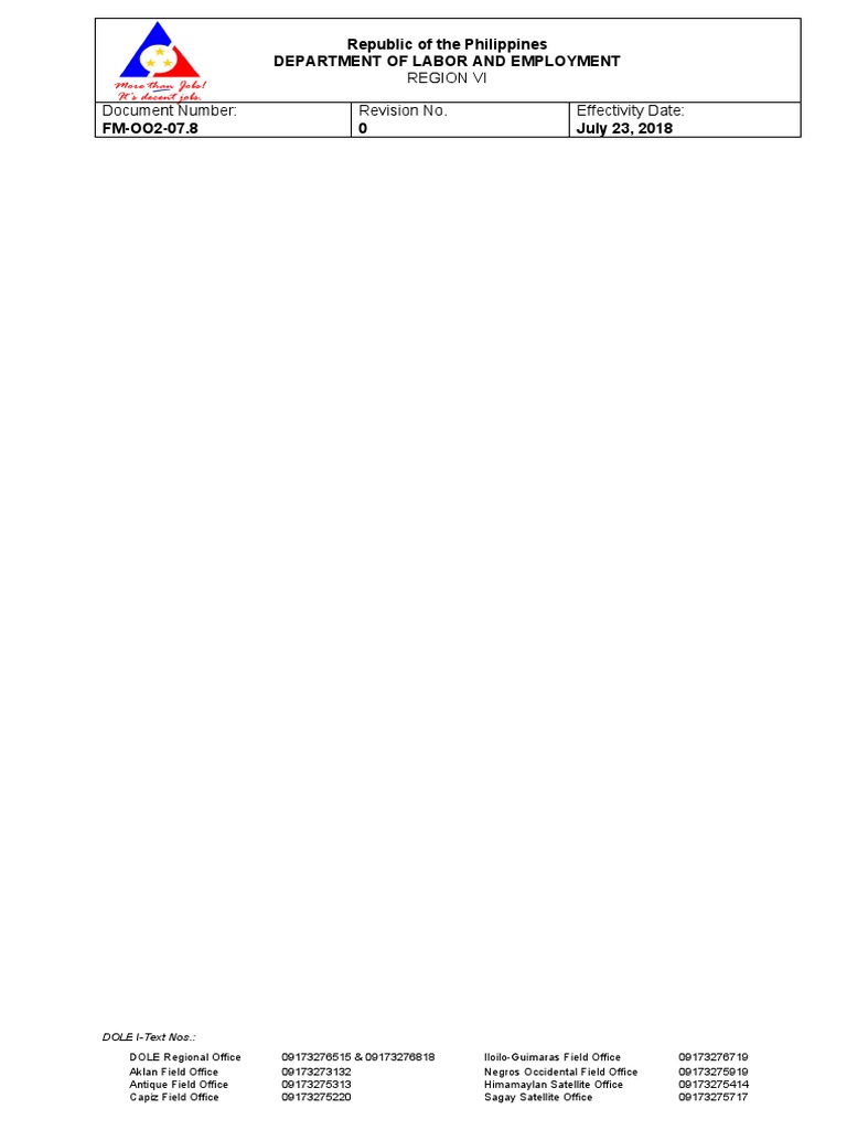 FM-OO2-07.8 Checklist For Certificate of Exclusion To Secure AEP | PDF