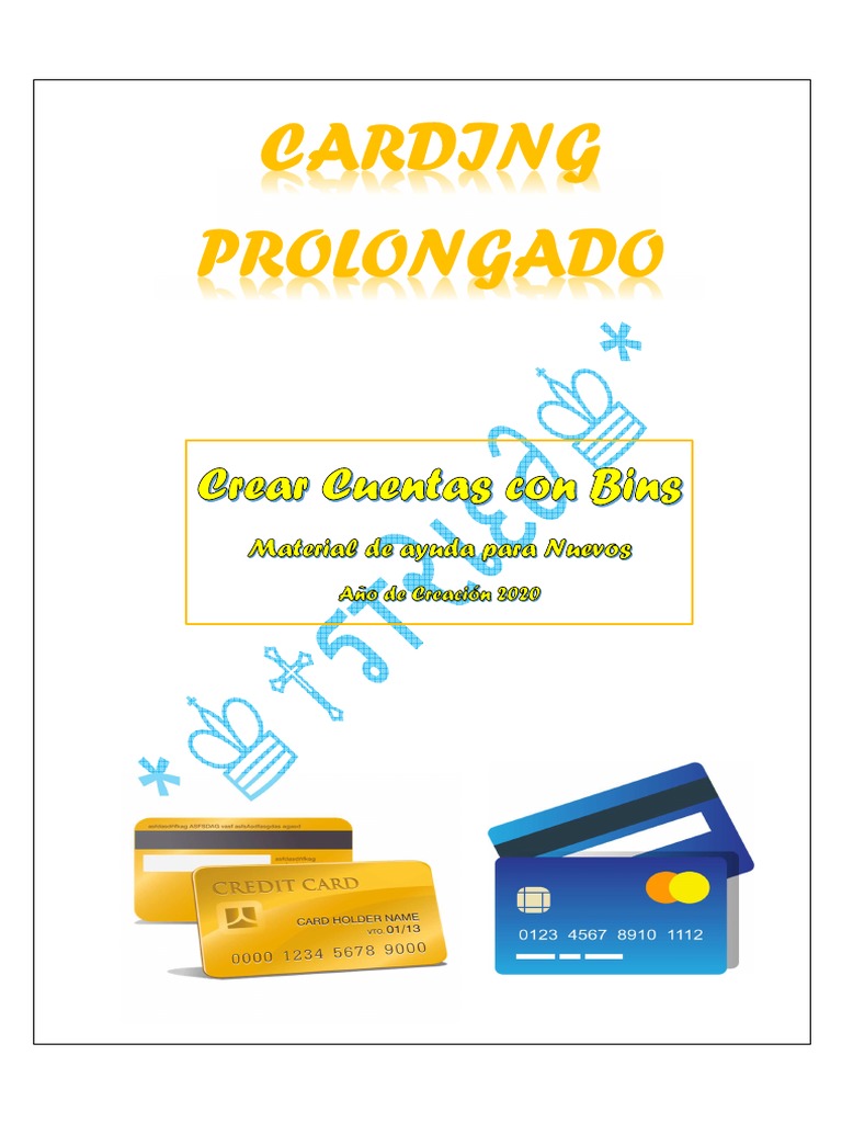 Cómo Crear Cuentas Con Bins. Carding Prolongado-4 PDF | PDF | Cookie HTTP | Youtube