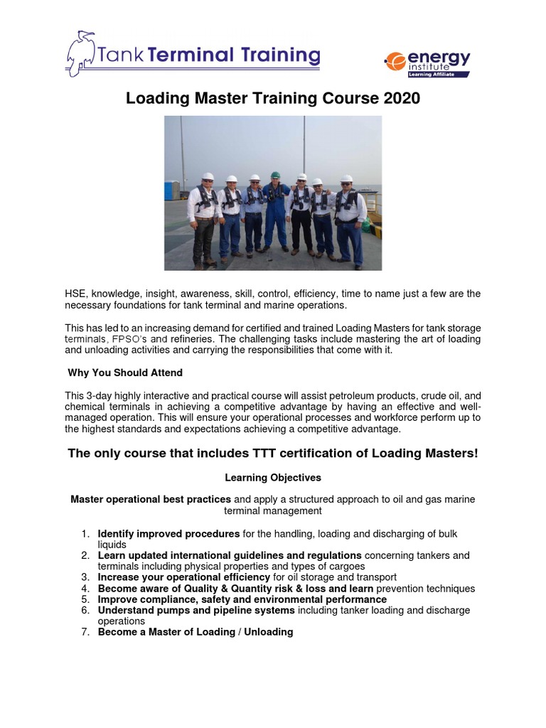 2020 Loading Master | PDF | Oil Tanker | Liquefied Natural Gas