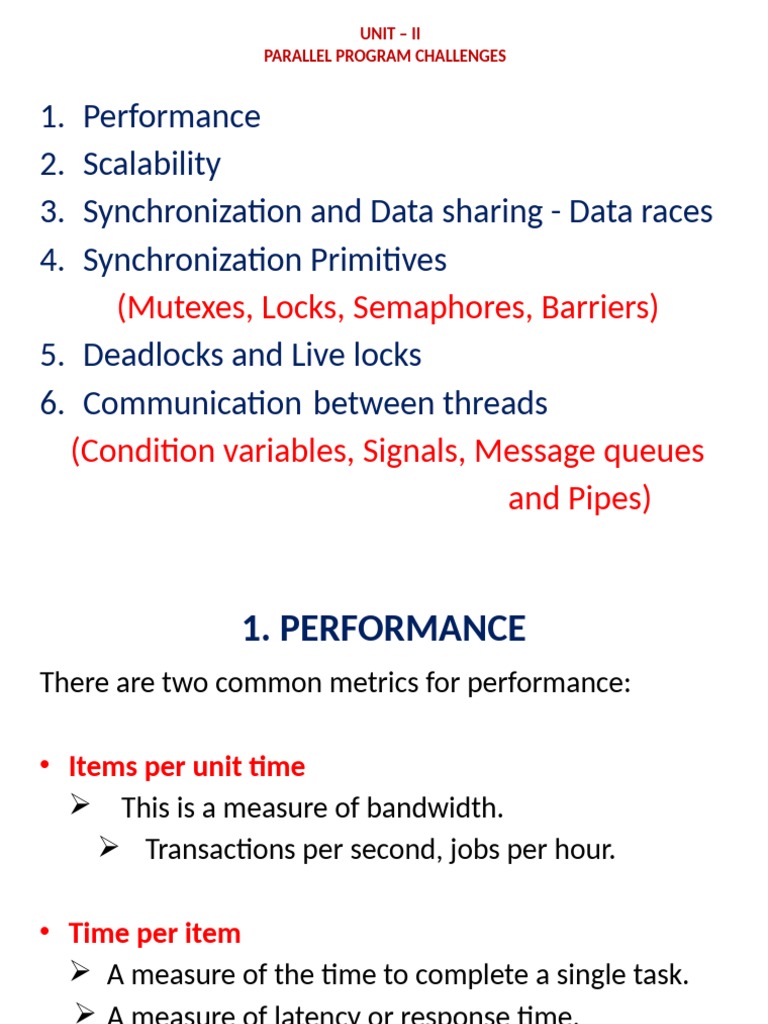 MCP-Unit 2 | PDF | Program Optimization | Operating System Technology