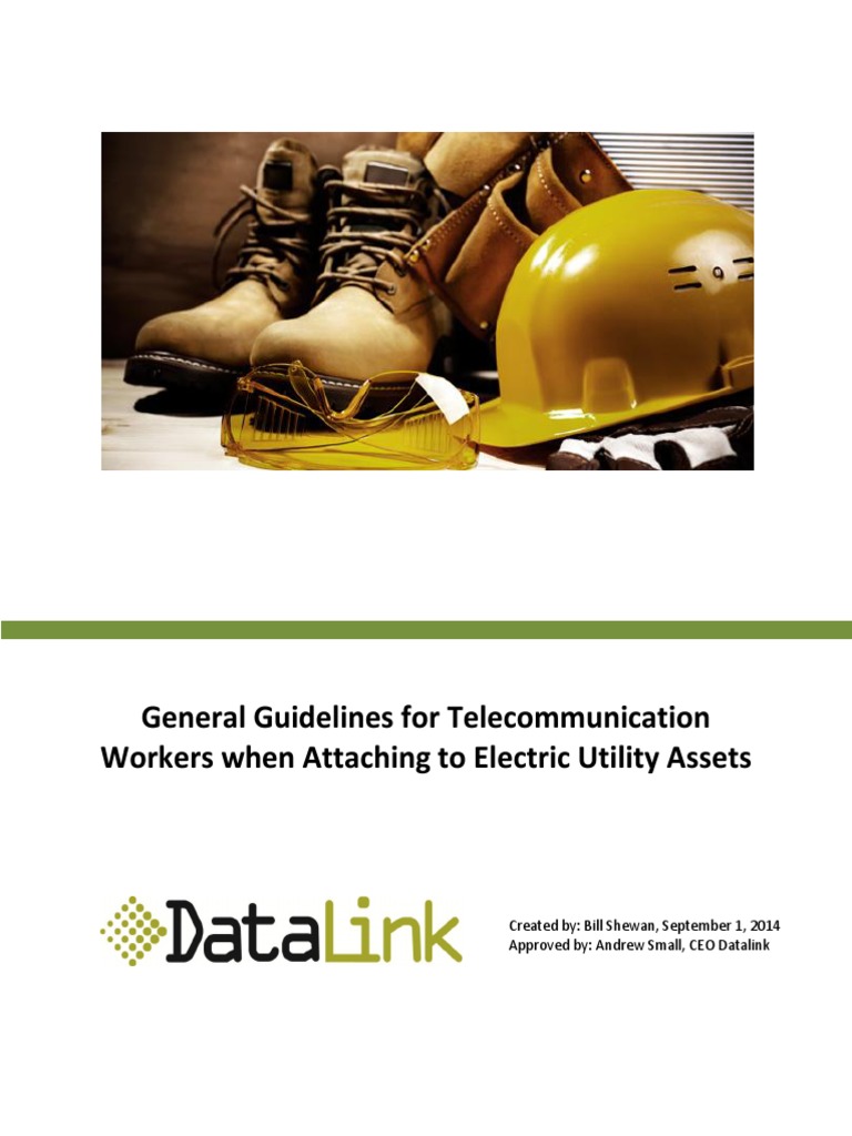 Telecom Handbook Guidelines For Telecoms Workers Joint Use Agreements ...