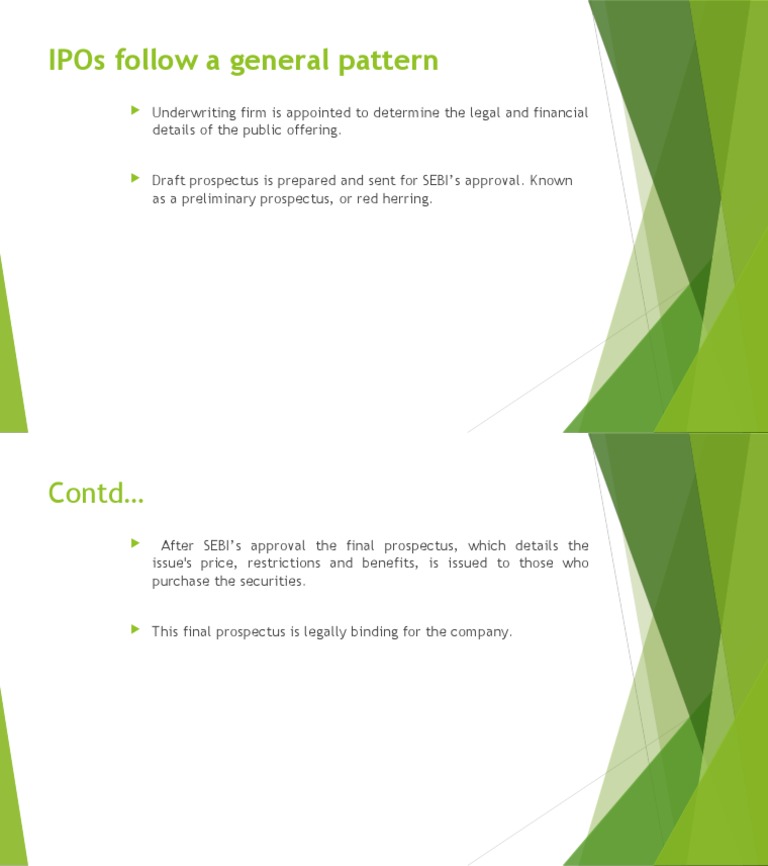 Ipos Follow A General Pattern | PDF