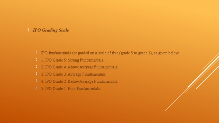 IPO Grading Scale | PDF | Career & Growth | Business