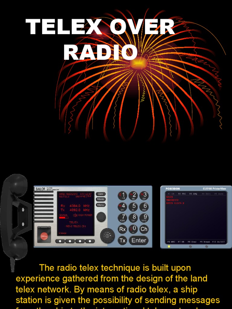 1.telex Over Radio | PDF | Radio | Modulation