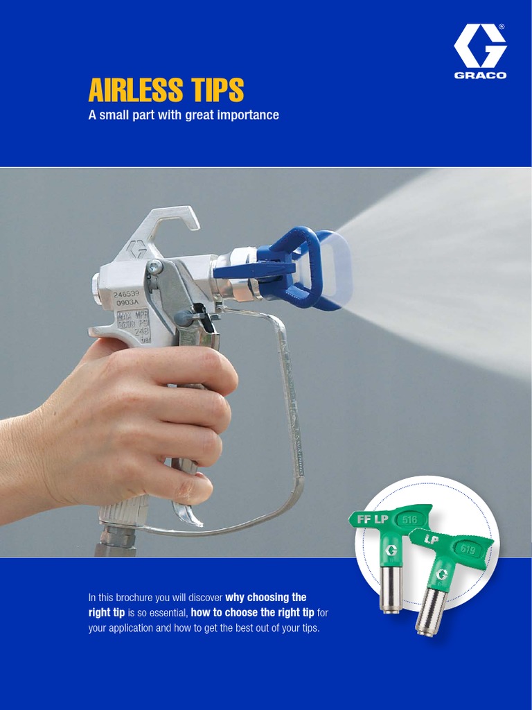 Airless Tips: A Small Part With Great Importance | PDF | Paint | Flow ...