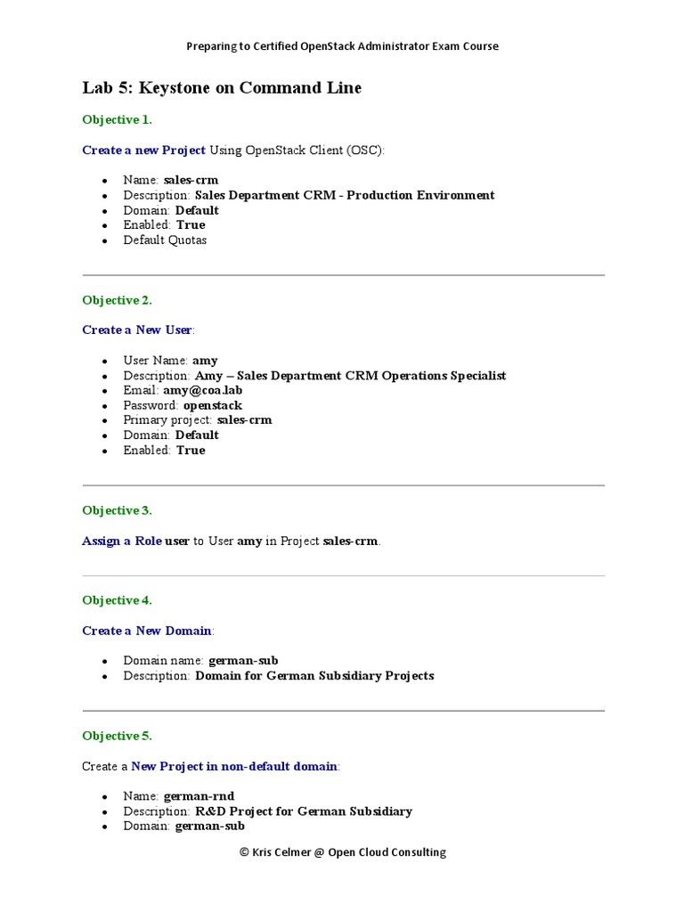 Lab 5 Exercises | PDF | Open Stack | Computing