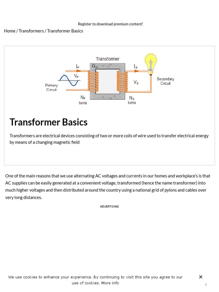 Transformer Basics and Transformer Principles | PDF | Transformer | Inductor