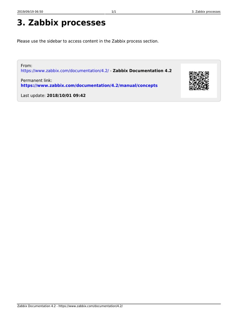 Zabbix Processes: Please Use The Sidebar To Access Content in The ...