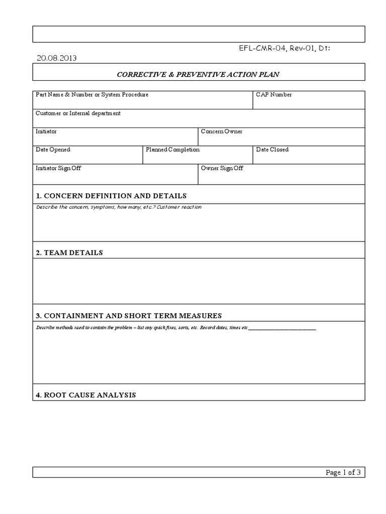 8d Format | PDF | Business