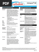 Carboguard 880 MIO PDS | PDF | Humidity | Epoxy