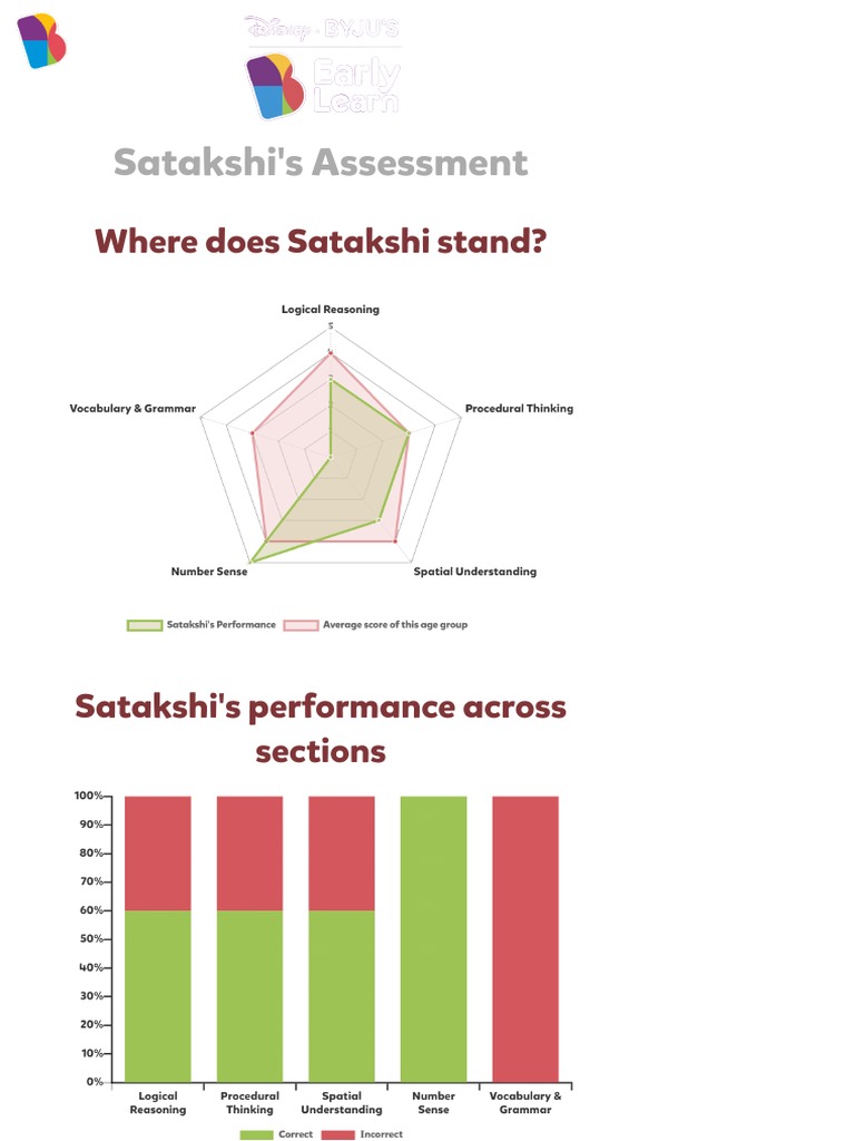 K3 Assessment Summary for Satakshi | PDF