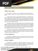 Mice Event Proposal | PDF | Business | Marketing