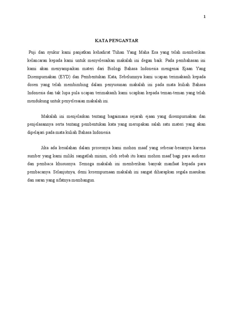 MAKALAH Eyd | PDF | Seni & Disiplin Bahasa | Karier & Perkembangan