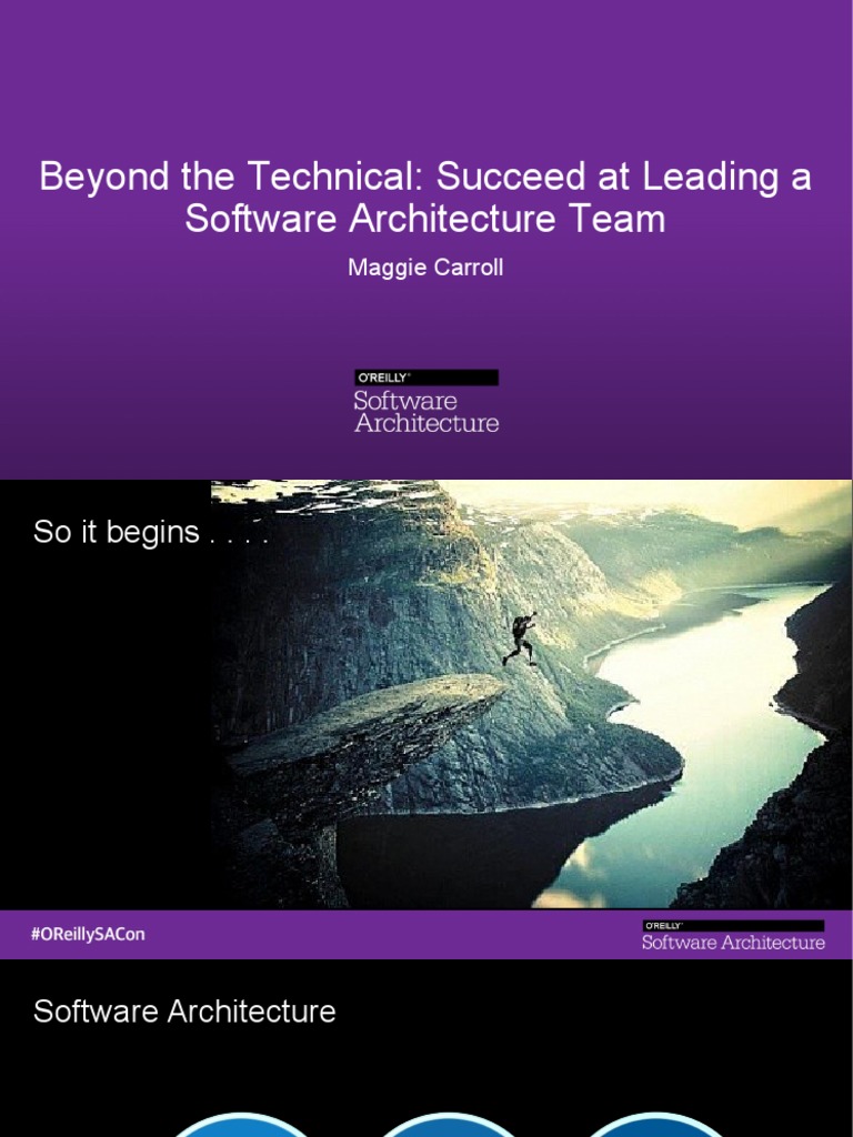 Beyond The Technical - Succeed at Leading A Software Architecture Team ...