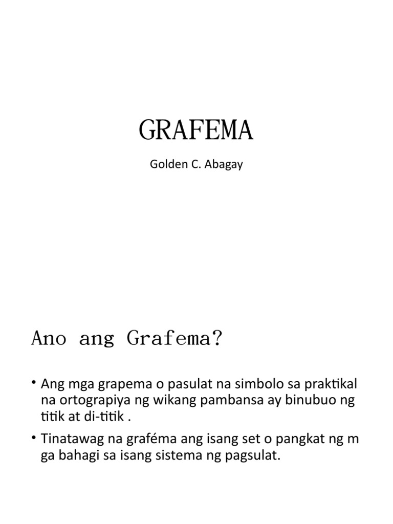 Grafema WPS | PDF