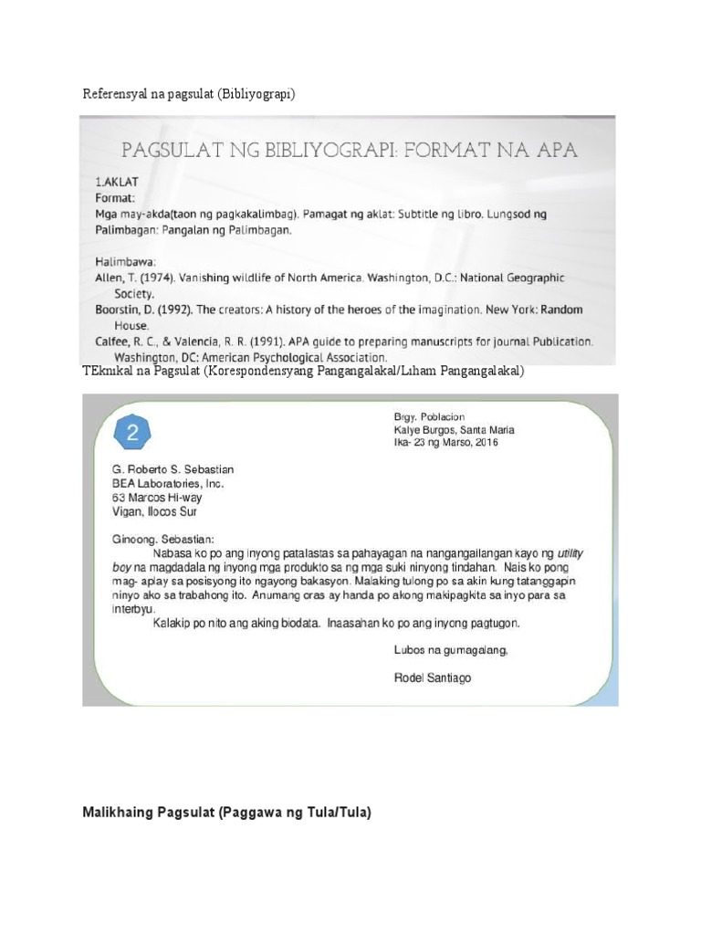 Pagbasa at Pagsulat | PDF