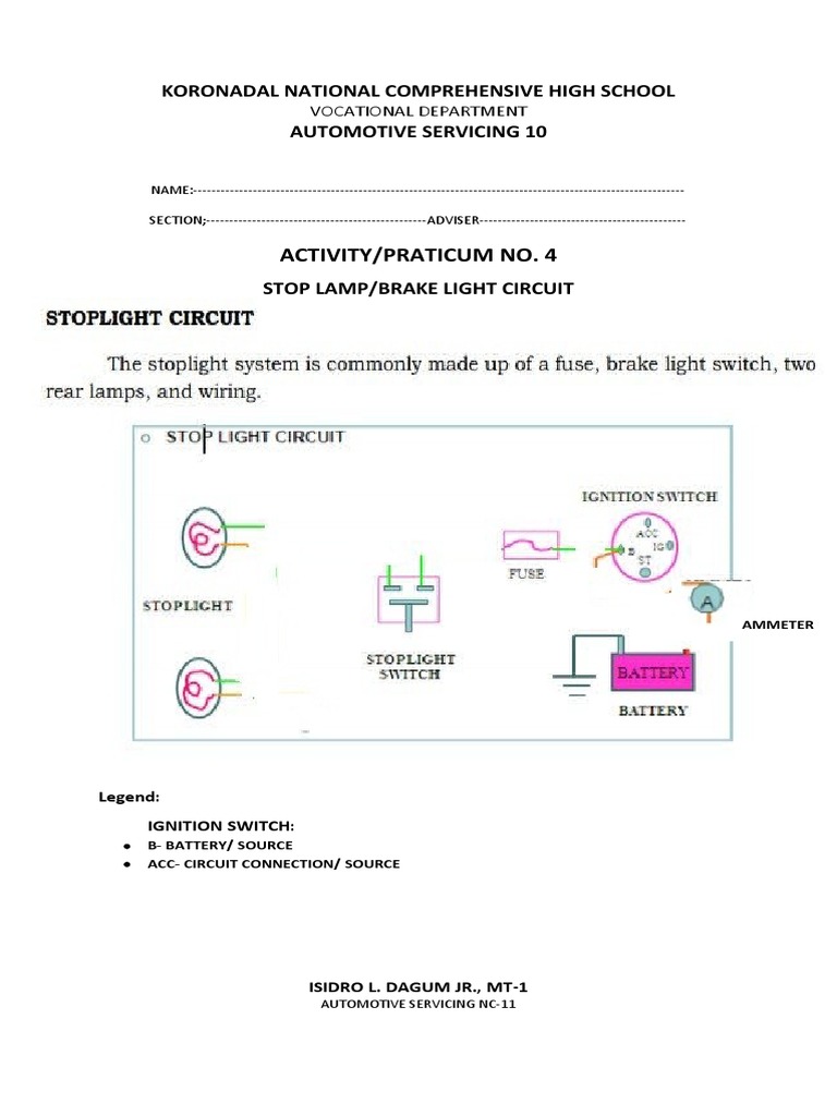 ACTIVITY 4 Stop Light | PDF